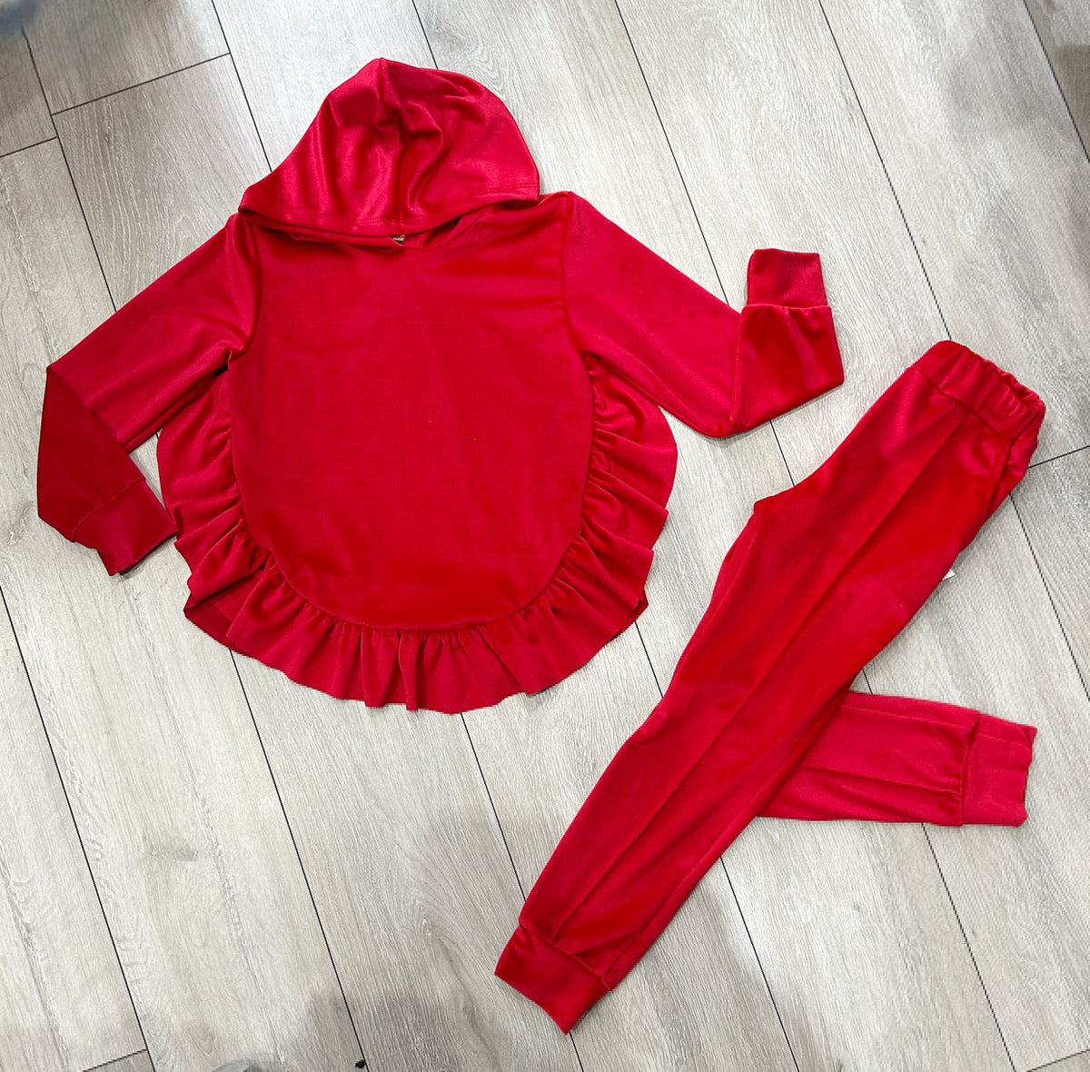 Red Miya Tracksuit – Le Bebe Boutique